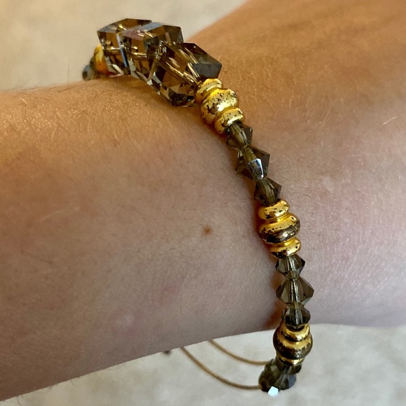 Alex and Ani | Jewelry | Alex And Ani Swarovski Beaded Bracelet | Poshmark